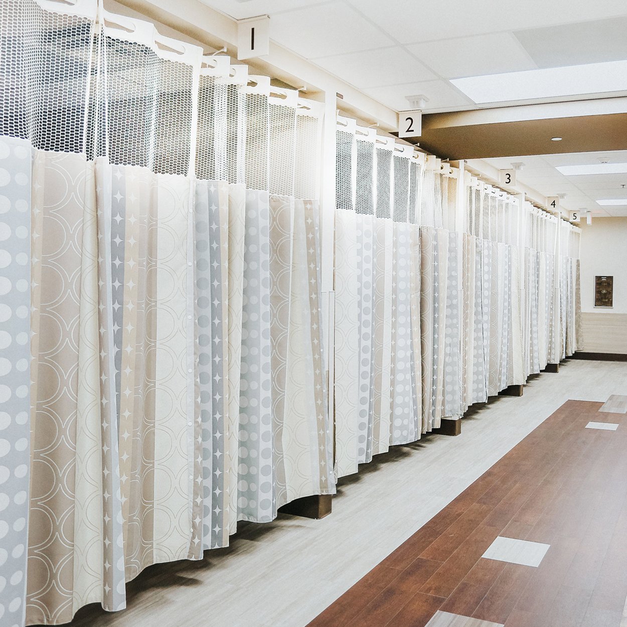 Custom On The Right Track Reuseable Privacy Curtain