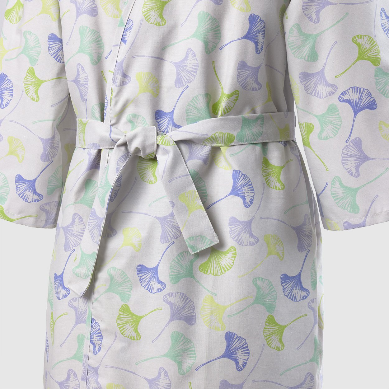 Mammography Patient Robe Front Opening With Ties Ginko Lavender One ...