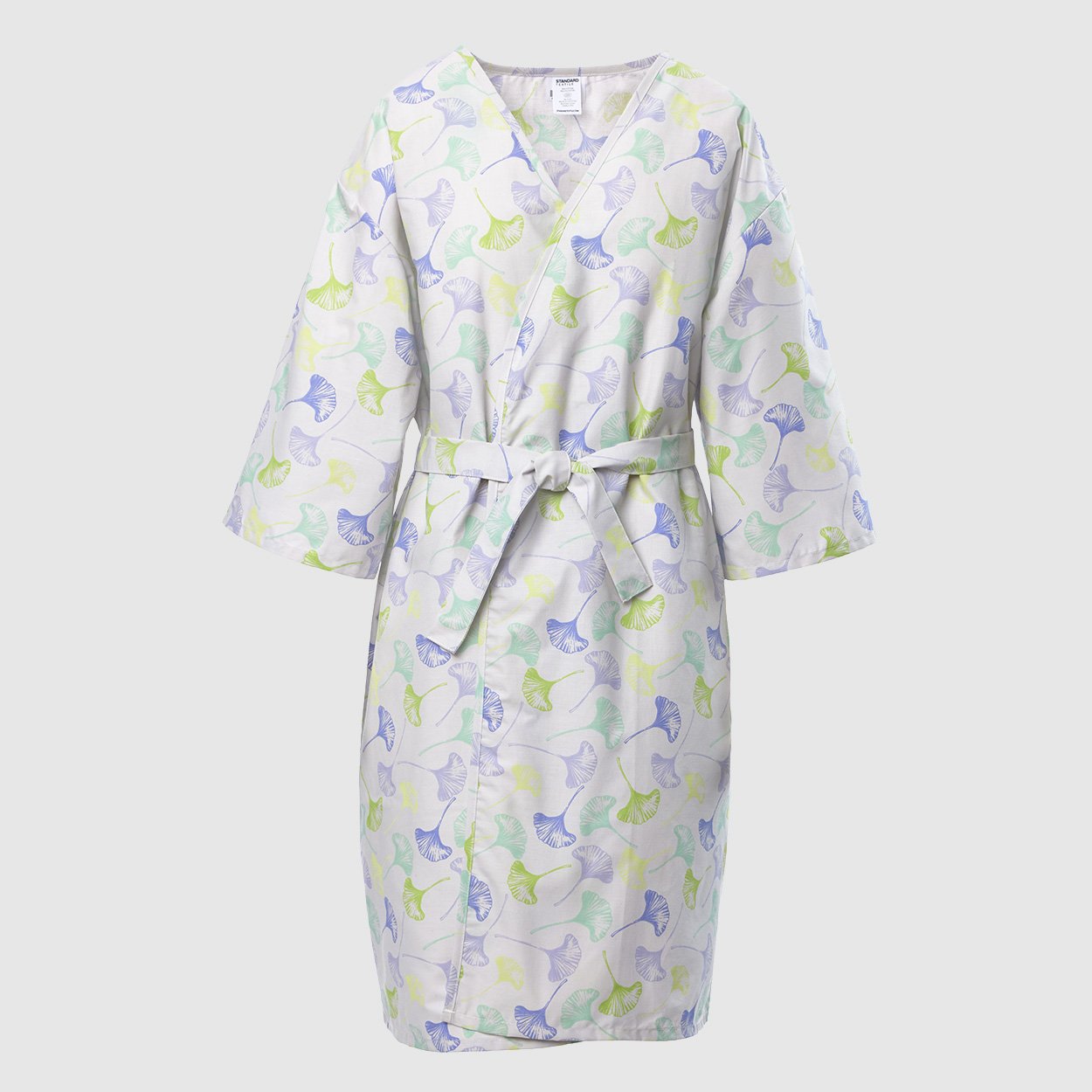 Mammography Patient Robe Front Opening With Ties Ginko Lavender One ...
