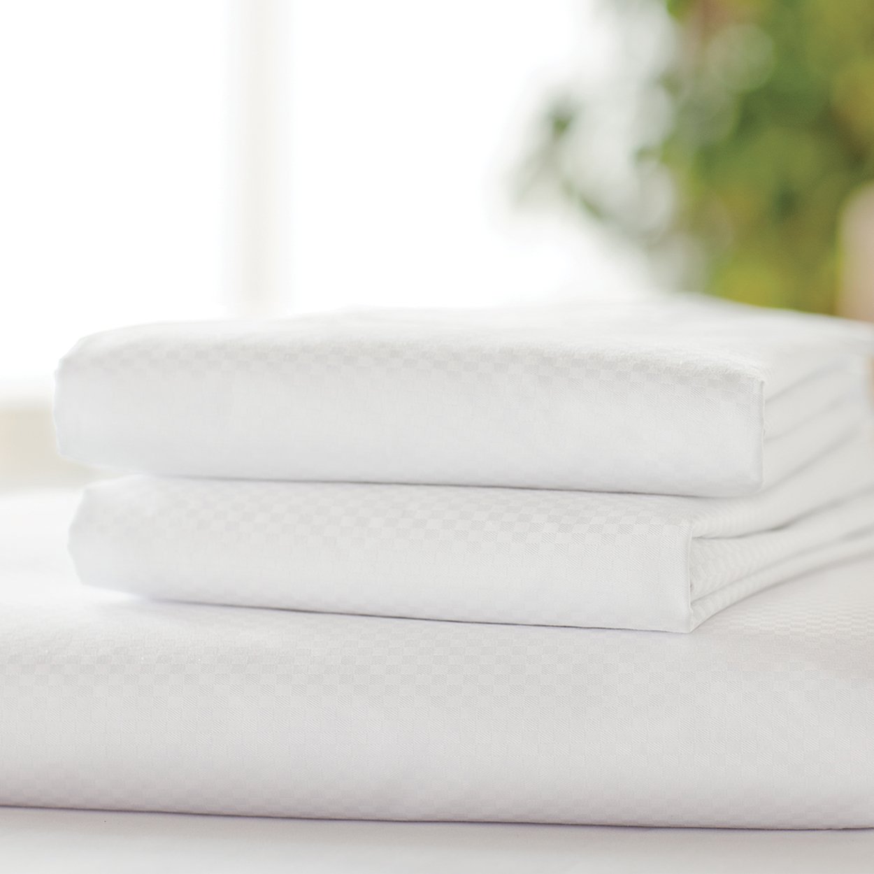 Centium Satin Sheets - Microcheck| 5-Star Silky Smooth Sateen Sheets ...